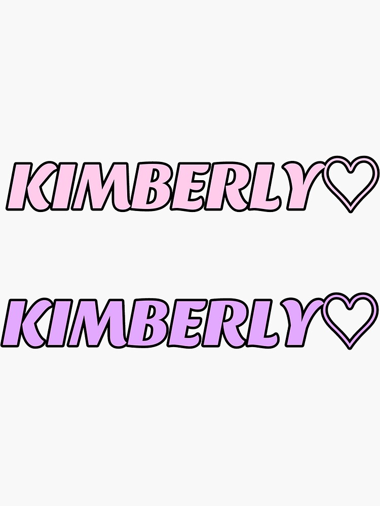 "Kimberly sticker pack " Sticker for Sale by StickersbyTasha | Redbubble