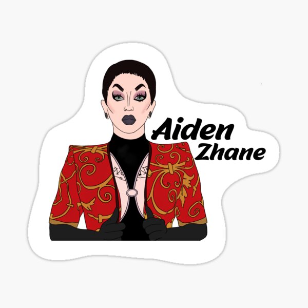 "Aiden Zhane - Drag Race" Sticker for Sale by ronanos96 | Redbubble