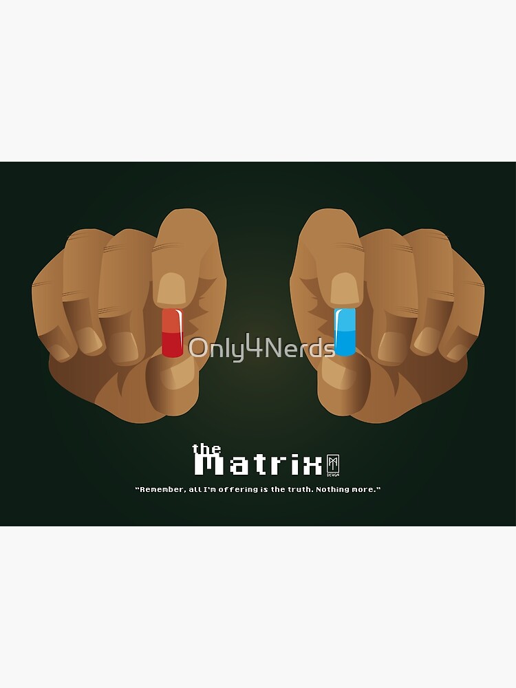 The Matrix - Red Pill or Blue Pill? Premium Matte Vertical Poster sold ...