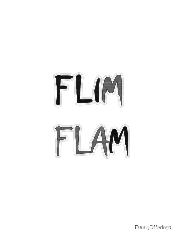 "FLIM FLAM flimflam" Scarf for Sale by FunnyOfferings | Redbubble