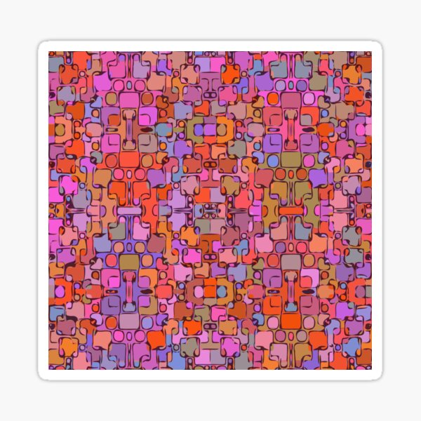 "Square bubbles 4" Sticker for Sale by AndyWorthyArt | Redbubble