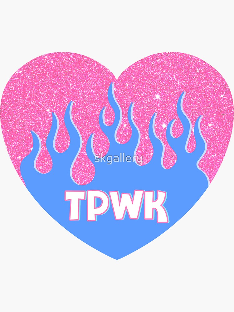 "TPWK heart" Sticker by skgallery | Redbubble
