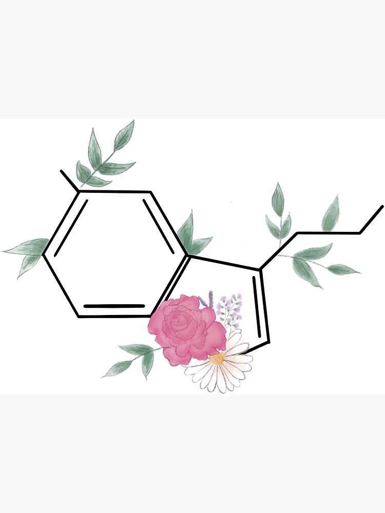 "Serotonin Floral" Sticker for Sale by Tannerluvsyou | Redbubble