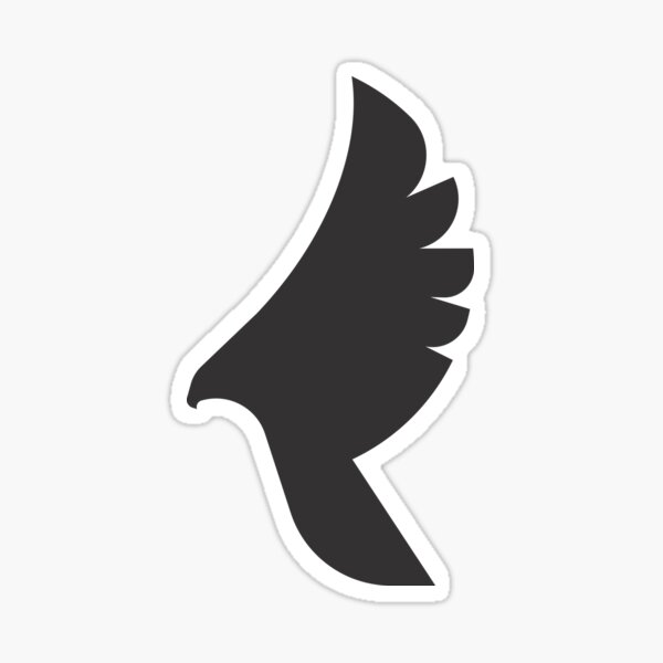 "Eagle 2 black" Sticker by Seb-Sk93 | Redbubble