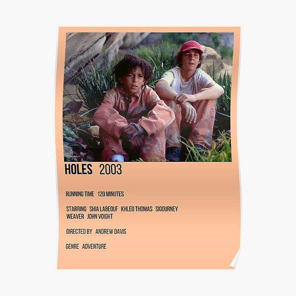 "holes minimalist movie poster/sticker" Poster for Sale by ...
