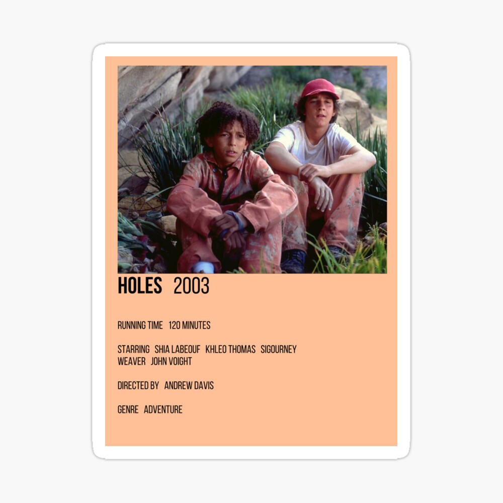 Holes Polaroid Film Posters Minimalist, Film Posters Vintage, Movie ...
