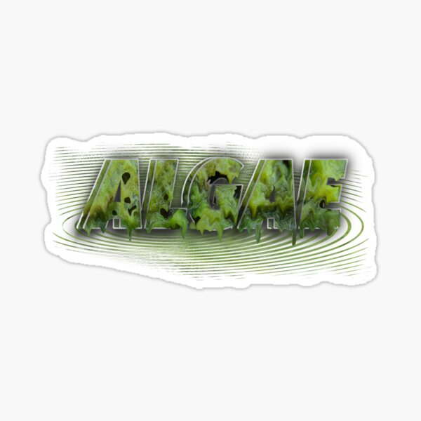 "ALGAE" Sticker for Sale by ThresholdVII | Redbubble