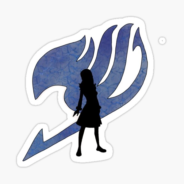"Juvia Fairytail Guild mark" Sticker for Sale by JennyBeaCreates ...