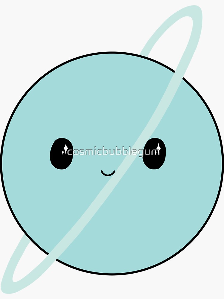 "Happy Uranus" Sticker for Sale by cosmicbubblegum | Redbubble