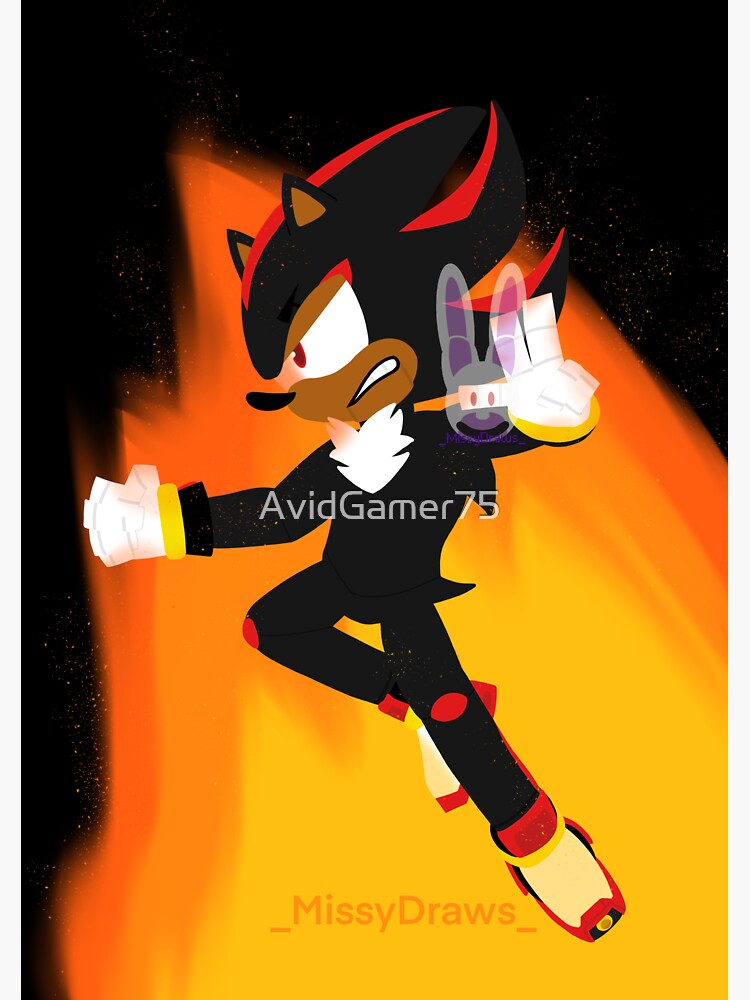 "Robot Shadow the Hedgehog " Sticker for Sale by AvidGamer75 | Redbubble