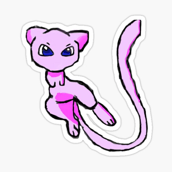Pokemon Mew Stickers | Redbubble