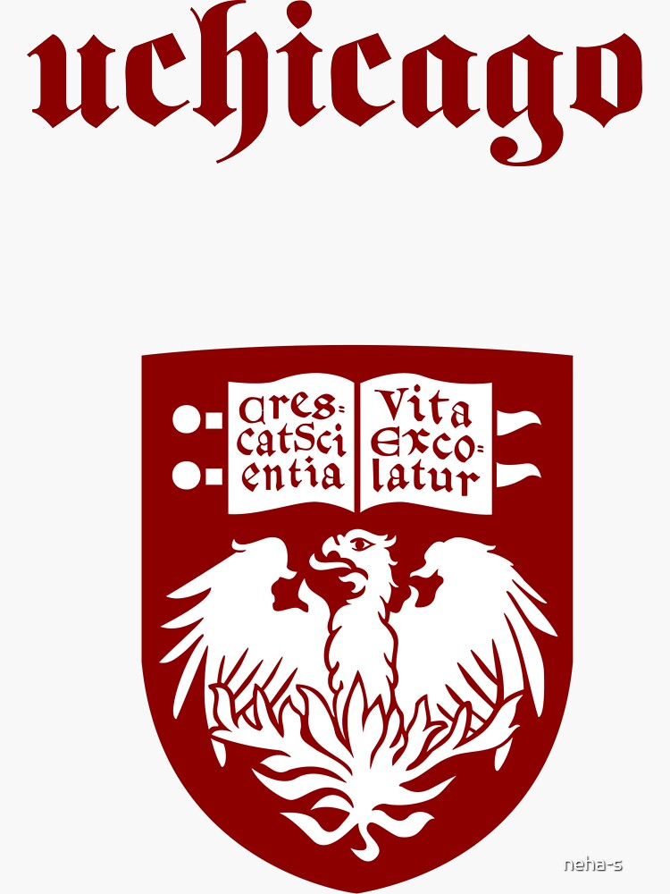 "uchicago sticker pack" Sticker for Sale by neha-s | Redbubble
