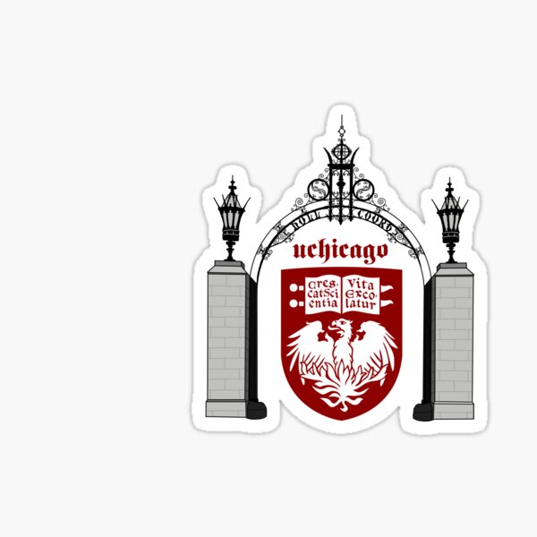 "uchicago hull gate" Sticker for Sale by neha-s | Redbubble