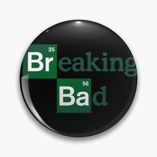 "Breaking Bad Logo" Pin for Sale by shortie-alex | Redbubble