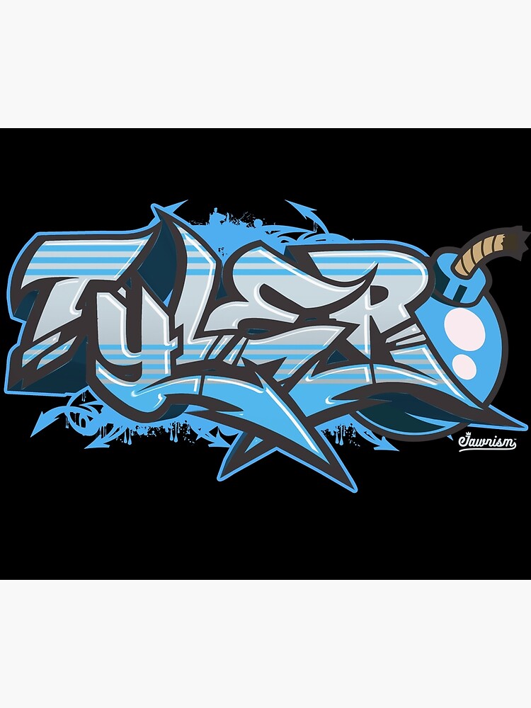 "Tyler Streetwear Graffiti Burner" Art Print by Jawnism | Redbubble