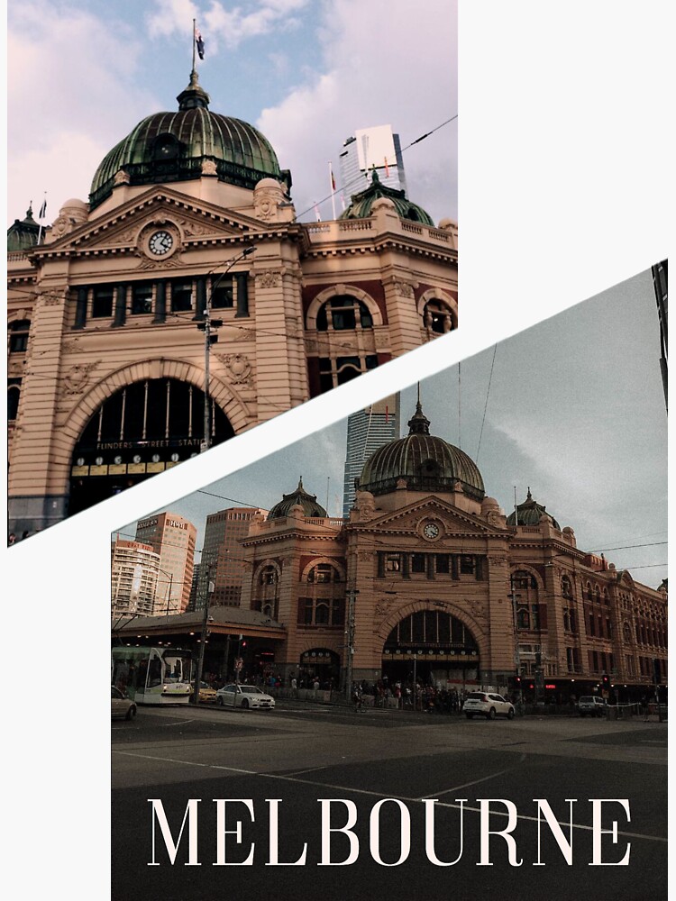 "Melbourne Station" Sticker for Sale by emiface | Redbubble