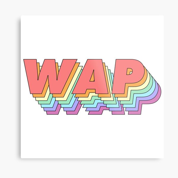 Cardi B Wap Metal Prints | Redbubble