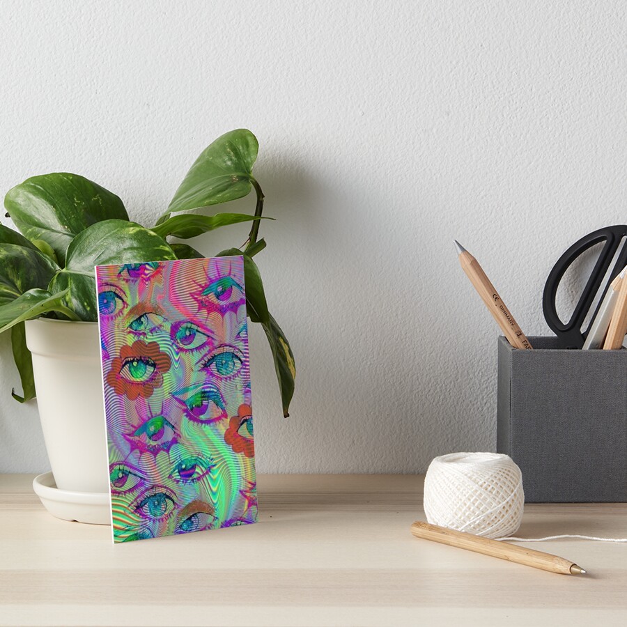"Trippy Eyes " Art Board Print by theastralrealm | Redbubble