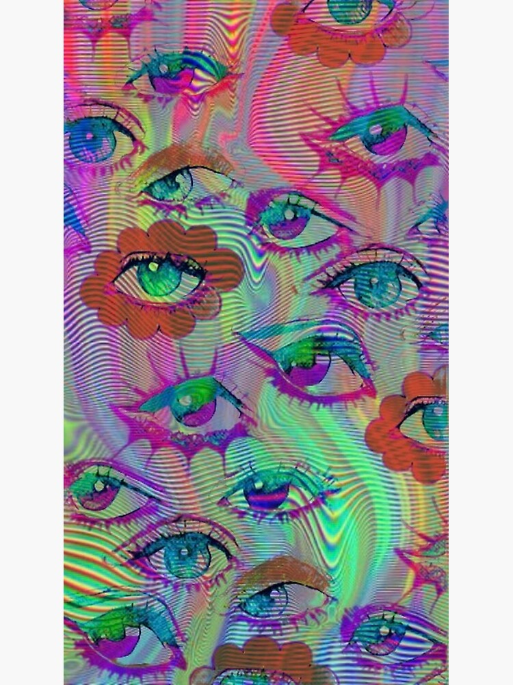 "Trippy Eyes " Sticker by theastralrealm | Redbubble