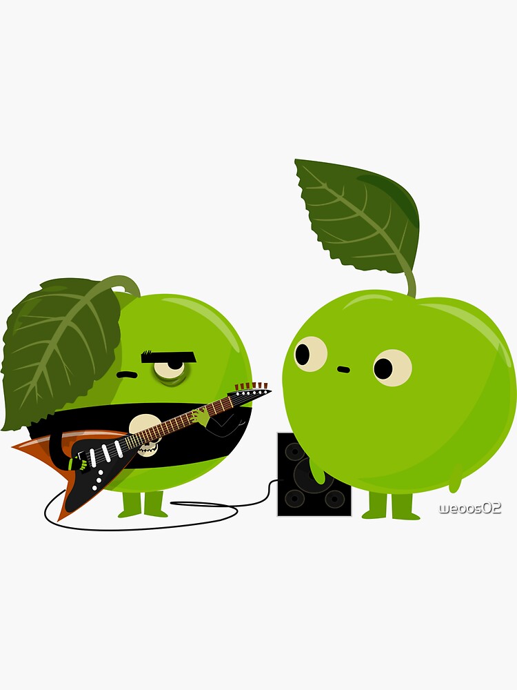 " Bad apple" Sticker for Sale by weoos02 | Redbubble