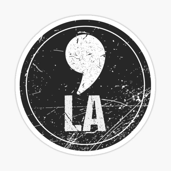 Comma La Stickers | Redbubble