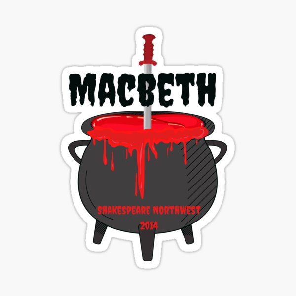 "Macbeth (2014)" Sticker for Sale by ShakespeareNW1 | Redbubble