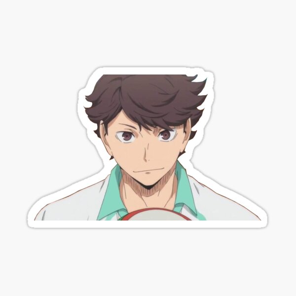 "Oikawa Tooru" Sticker for Sale by kawaiicrossing | Redbubble