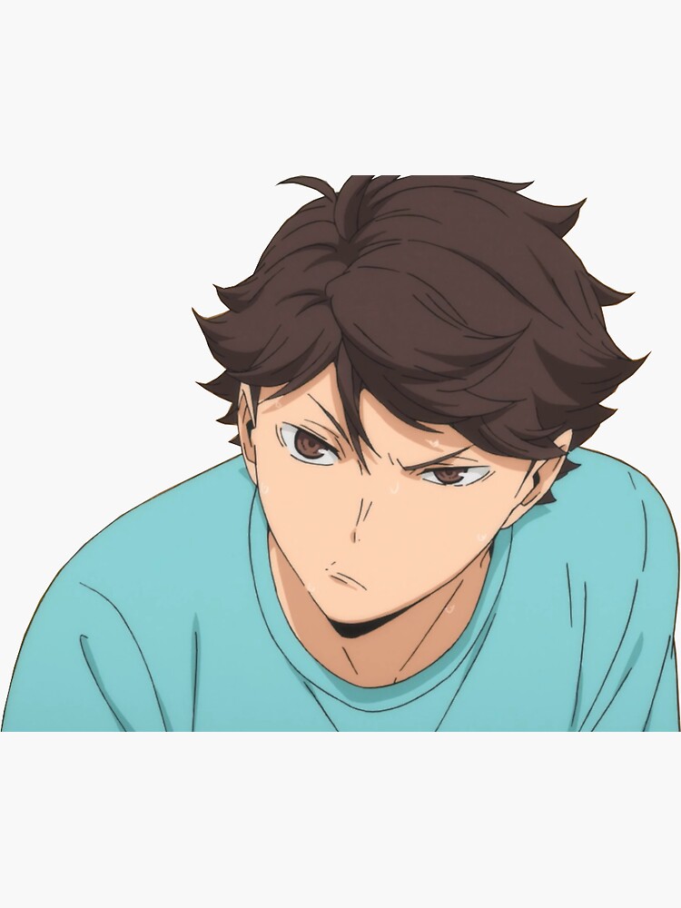 "Oikawa Tooru" Sticker for Sale by kawaiicrossing | Redbubble