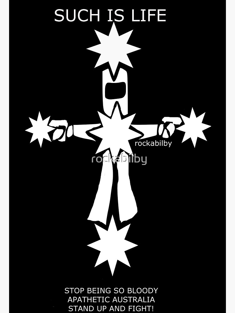 "Ned Kelly Eureka Flag" Art Print for Sale by rockabilby | Redbubble