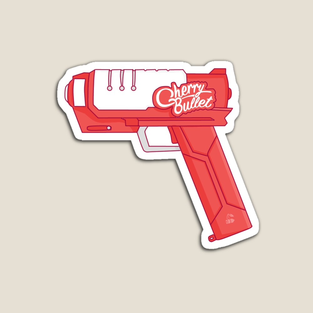 CHERRY BULLET LIGHTSTICK Sticker for Sale by Prxquel Redbubble