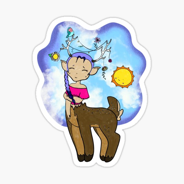 "Kawaii Cute Chibi Centaur" Sticker by amandadgatton | Redbubble