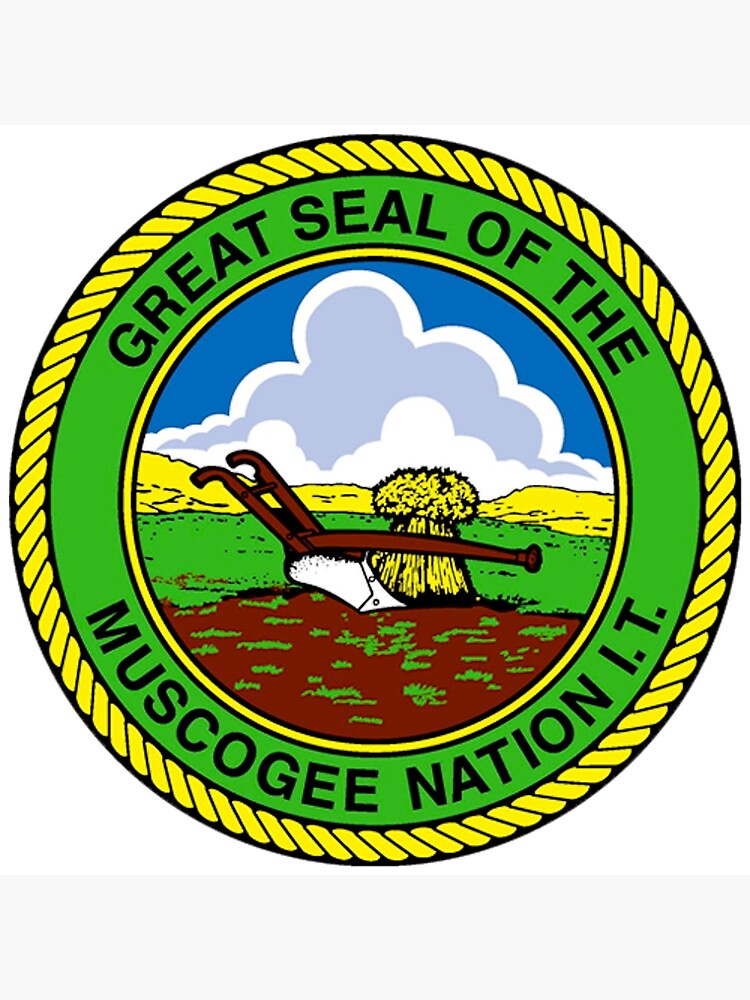 "Great Seal of the Muscogee Nation" Poster by FunWithFlags | Redbubble