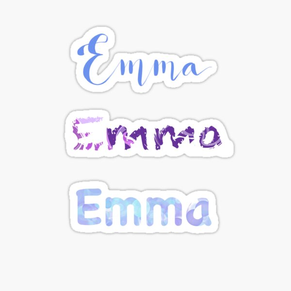"Emma " Sticker by Zhe-draws | Redbubble