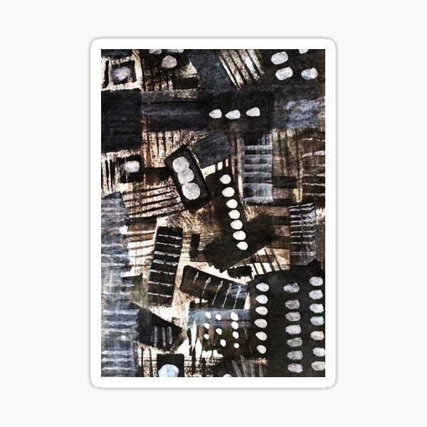 "Bold Graphic Statement" Sticker for Sale by melaniebiehle | Redbubble