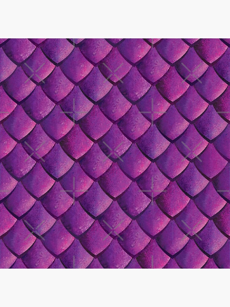 "Purple Dragon Scales" Poster by ChailynReed | Redbubble