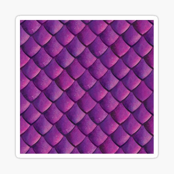 "Purple Dragon Scales" Sticker for Sale by ChailynReed | Redbubble