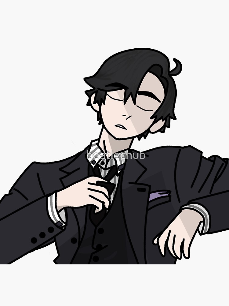 "jumin han (transparent)" Sticker for Sale by beatlechub | Redbubble