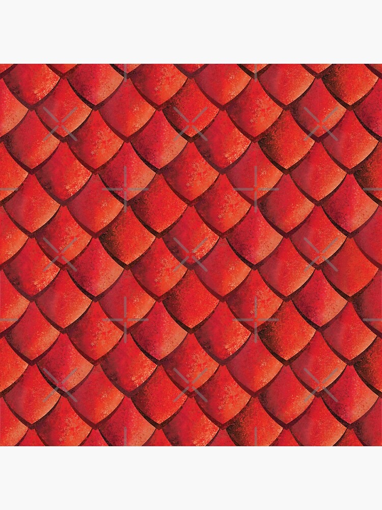 "Red Dragon Scales" Poster for Sale by ChailynReed | Redbubble