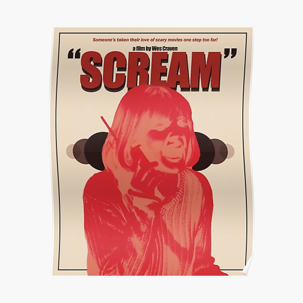 "Scream Movie Poster " Poster for Sale by cuteviscera | Redbubble