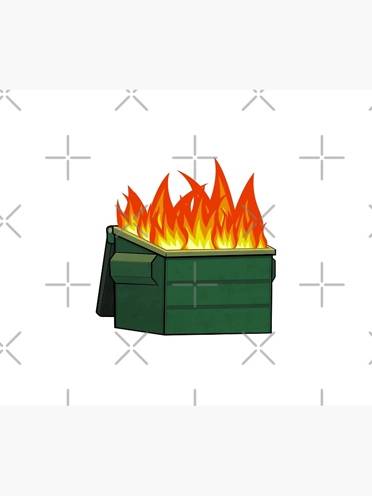 "Dumpster on Fire" Poster for Sale by Wenzie13 | Redbubble