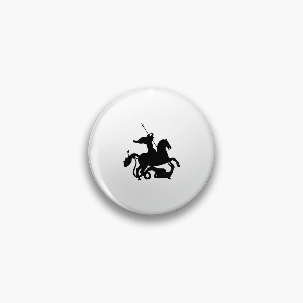 "St George Silhouette" Sticker for Sale by MeesaMo | Redbubble