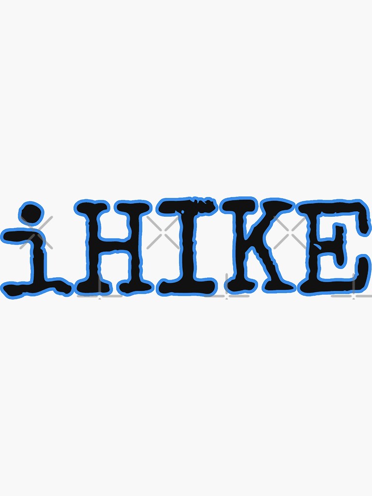 "iHike" Sticker for Sale by Dixiedeadhead | Redbubble