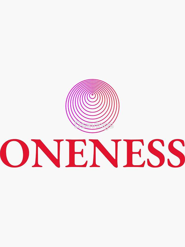 "Oneness" Sticker for Sale by Dsavings | Redbubble