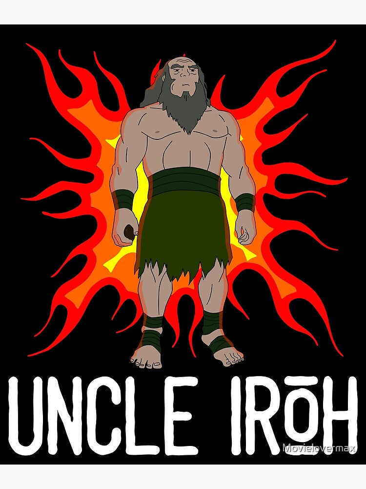 "PRISONER UNCLE IROH WITH MUSCLES- AVATAR THE LAST AIRBENDER" Art Print ...