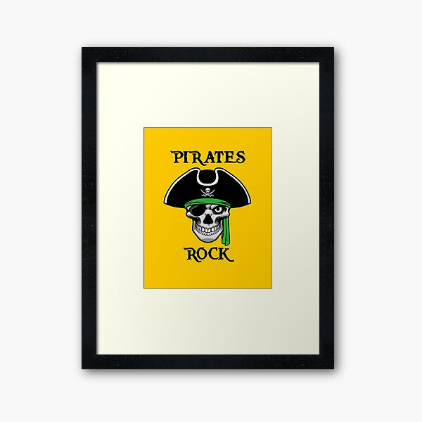 "Pirates Rock" Framed Art Print for Sale by Pirateflag | Redbubble