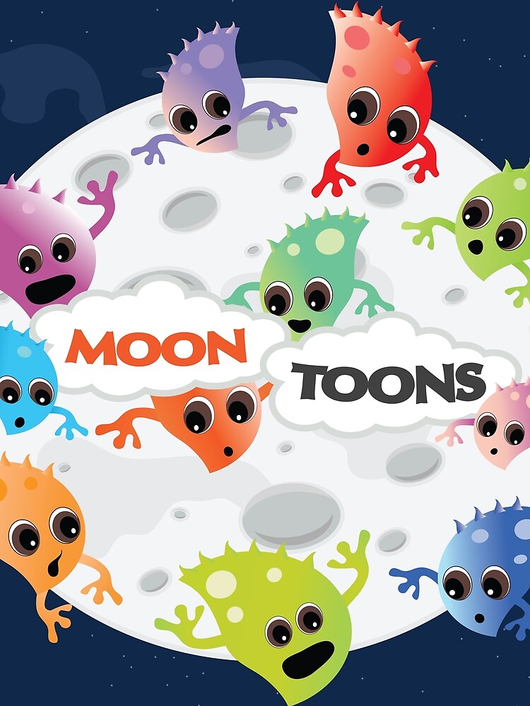 "MoonToons.com - Official Moon Toons Logo & Characters " T-shirt for ...