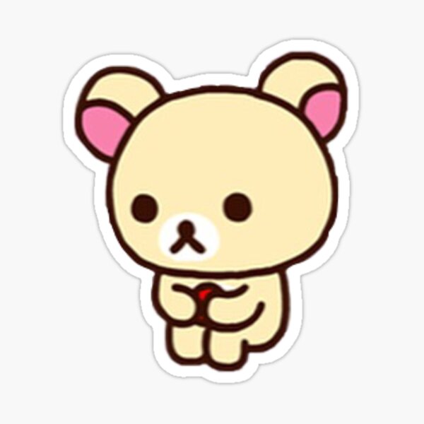 "korilakkuma" Sticker for Sale by hellotaetty | Redbubble