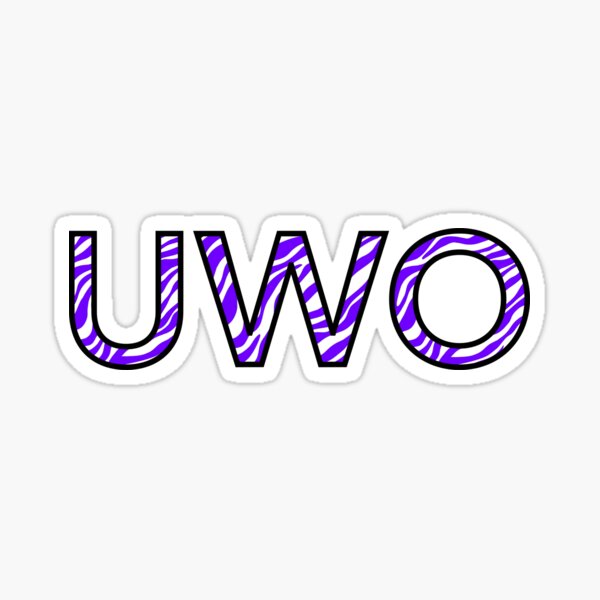 "Western University Sticker" Sticker by dan1w0hl | Redbubble