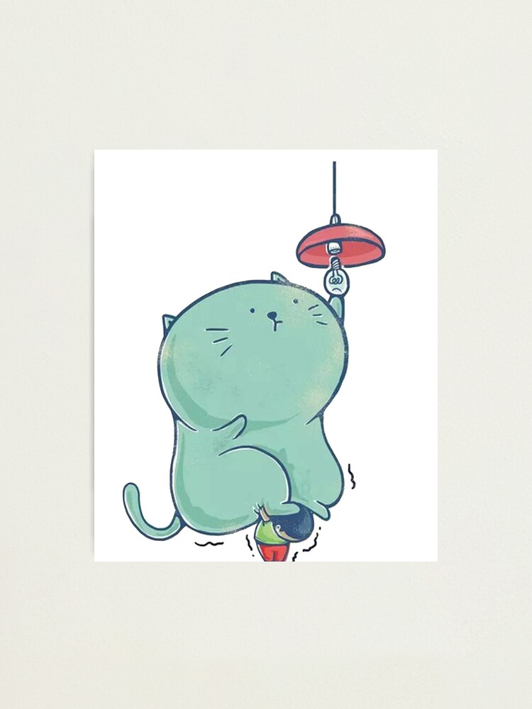 Lámina fotográfica «Gato Light Dibujo De Dibujos Animados» de ...