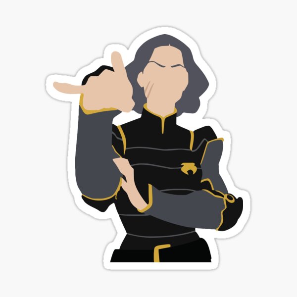 "Avatar The Legend of Korra Lin Beifong Minimalist" Sticker for Sale by ...